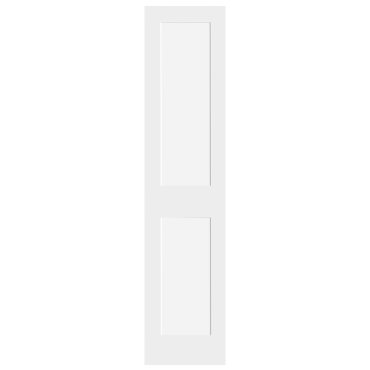 2 Panel Shaker Style Primed Wood Interior Door