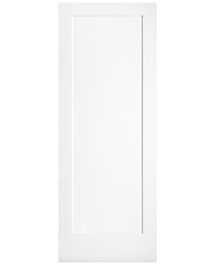 Single Panel Shaker Style Interior Door (Primed) – Door to Door