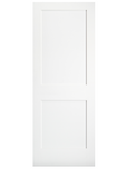 2 Panel Shaker Style Primed Wood Interior Door