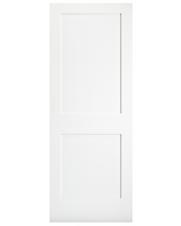 2 Panel Shaker Style Interior Door (Primed) – Door to Door