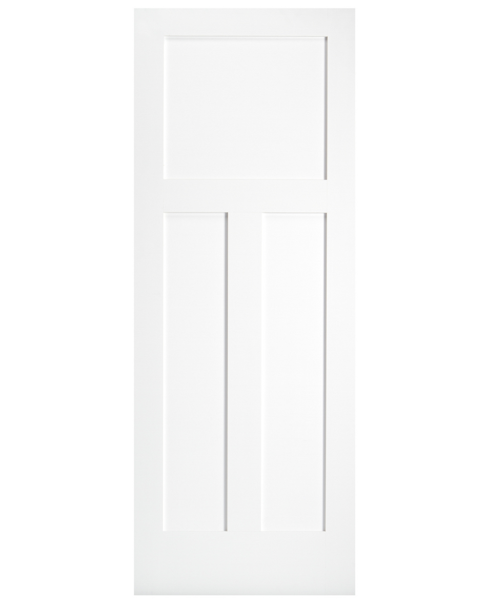 3 Panel Shaker Style Interior Door (Primed) – Door to Door