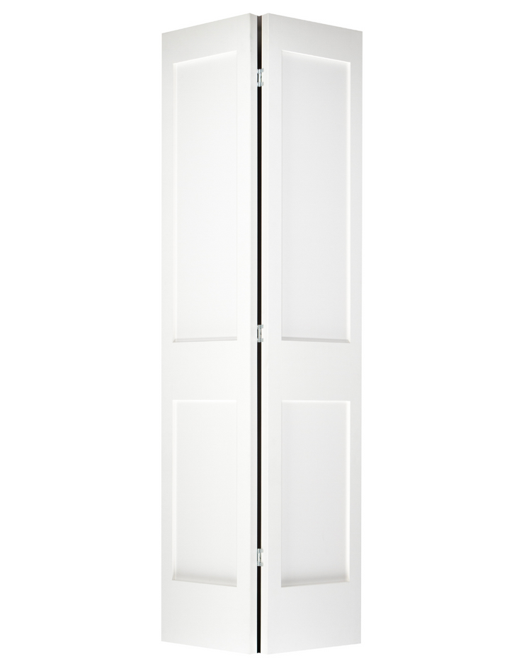 2 Panel Shaker Style Bifold Door (Primed) – Door to Door