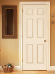 Raised Single Hip 6 Panel Pine Interior Door | Solid Core – Door to Door Co